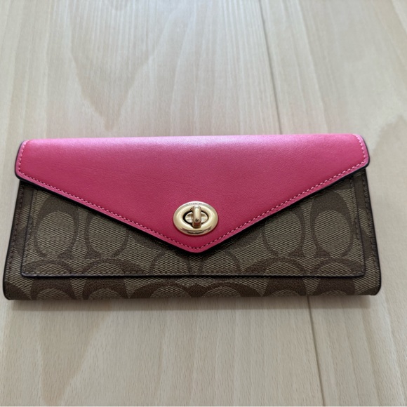 Coach | Bags | Coach Envelope Wallet In Signature Canvas C335 | Poshmark